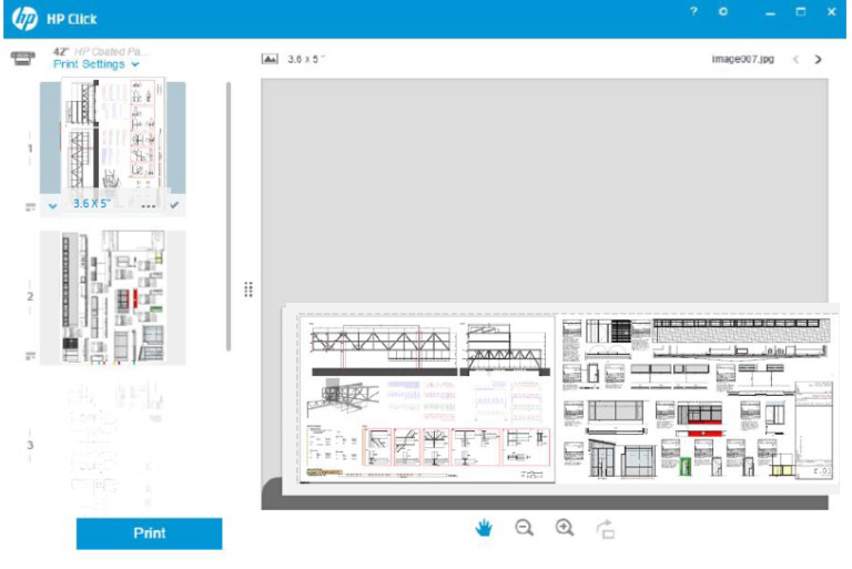 HP Click: комфортная печать для больших размеров: Москва